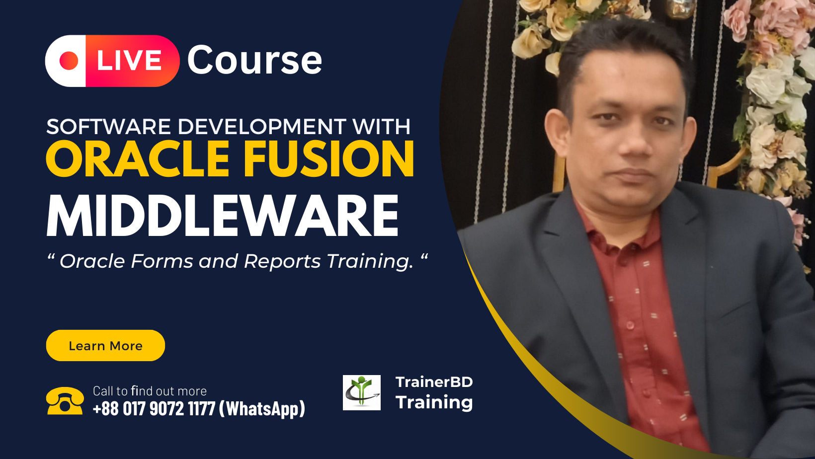Oracle Forms & Reports (Oracle Fusion Middleware) Training in Bangladesh. Oracle Forms & Reports (Oracle Fusion Middleware) Training in Bangladesh.
